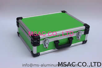 China Blue Aluminum Tool Case With Dividers And Tool Panel For Carrying Tools supplier