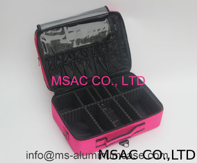 China Professional Pink Beauty Bag For Carry Tools supplier