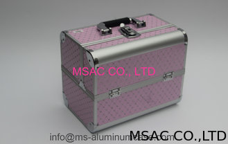 China Aluminum Cosmetic Cases/ Cosmetic Train Cases supplier