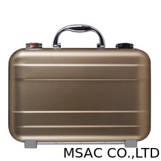 China Rose Golden Aluminum Alloy Attache Case With Size 300x200x90mm supplier