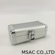 China Small silver empty aluminum hard case supplier