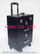 professional makeup trolley case beauty cosmetics bags pu makeup case with wheels supplier